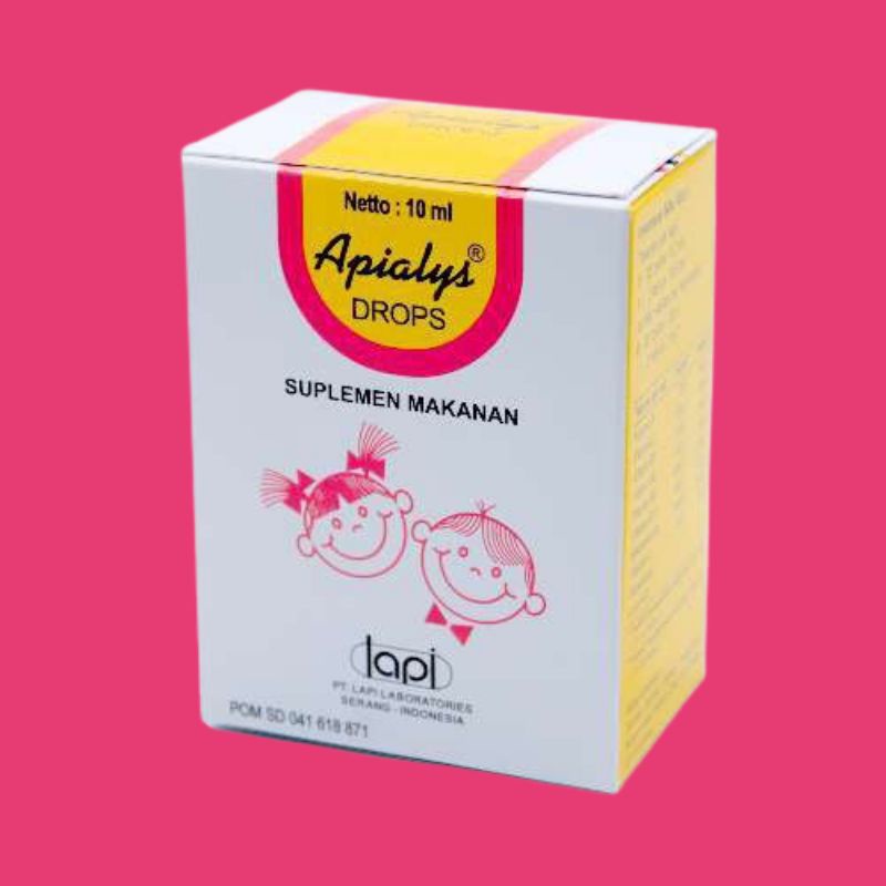 APIALYS Drop 10 ML MULTIVITAMIN BAYI/ANAK SUKA DI PAKE DOKTER | Lazada ...