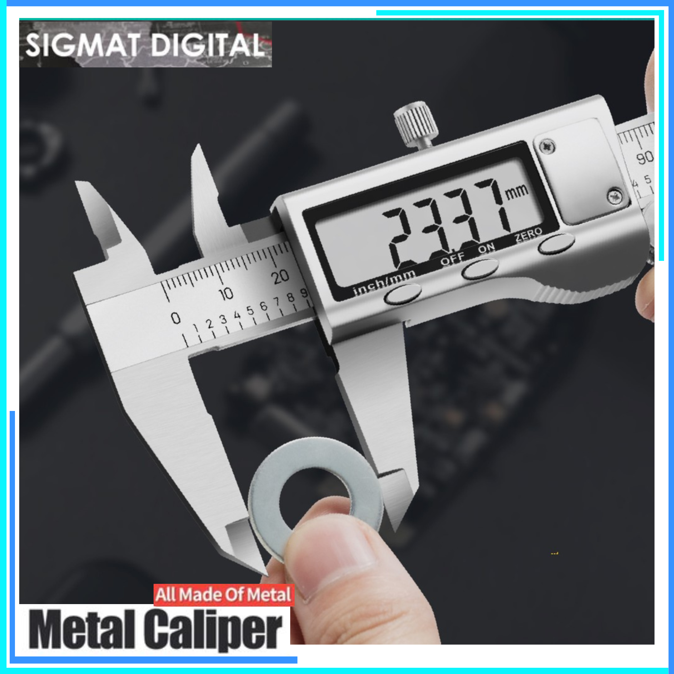 COD Taffware Jangka Sorong Digital LCD Caliper Micrometer 15CM / jangka ...