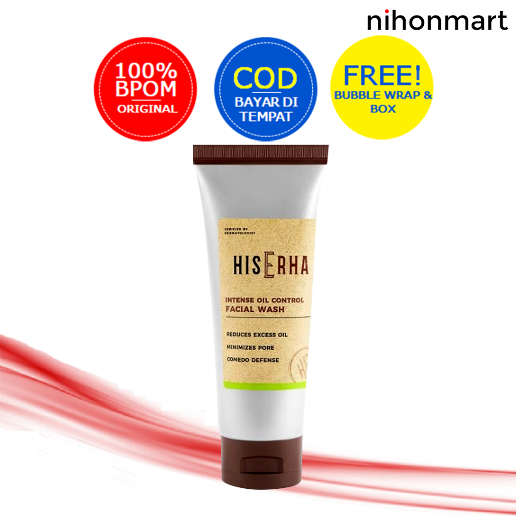 His Erha Intense Oil Control Facial Wash 100g | Lazada Indonesia