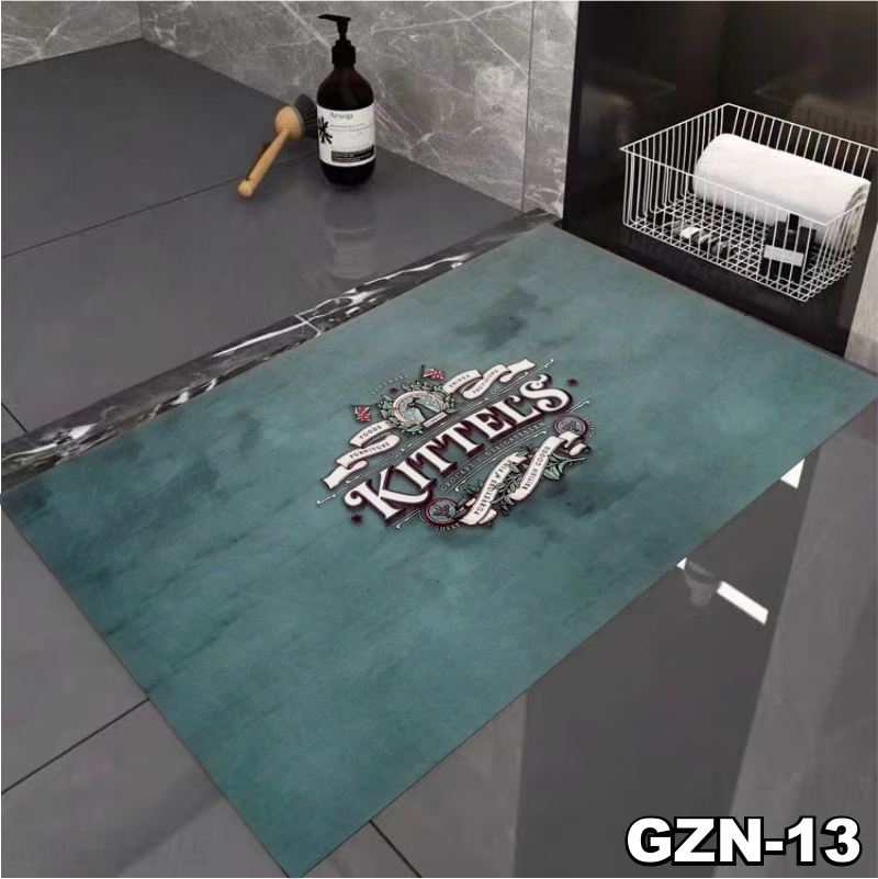 Keset Diatomite Bundar Anti Slip 40cm X 60cm - Keset Kaki Anti Bau ...