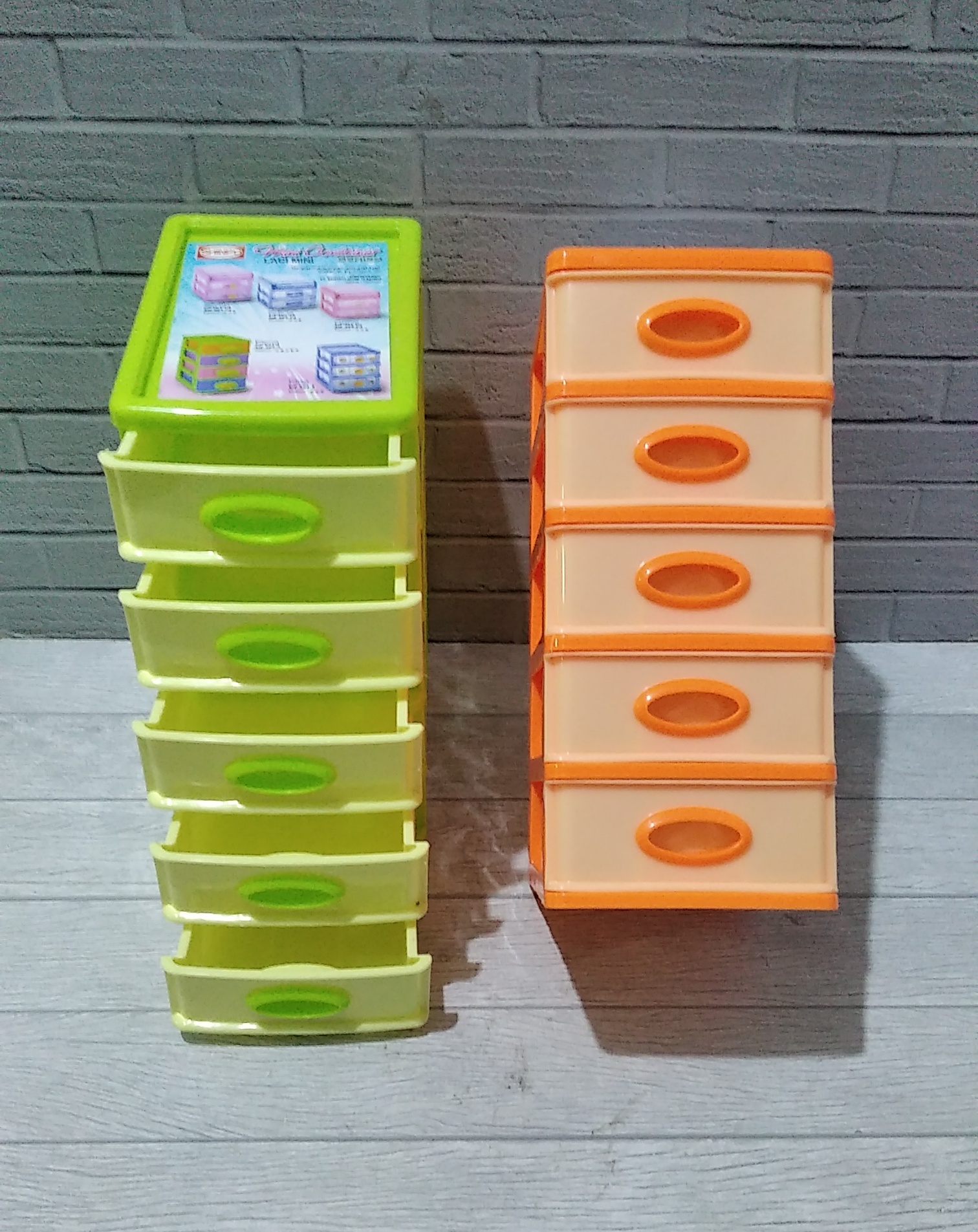 LACI MINI CONTAINER 5 SUSUN POLOS KOTAK PENYIMPANAN LACI KECIL | Lazada ...