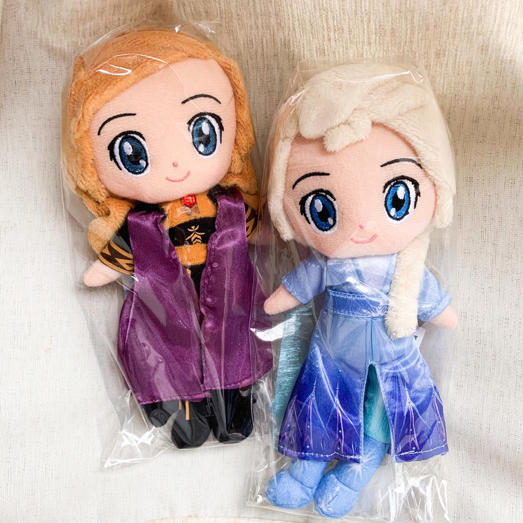 Boneka Frozen 2 Elsa and Anna Plush Dolls Disney Frozen II | Lazada ...