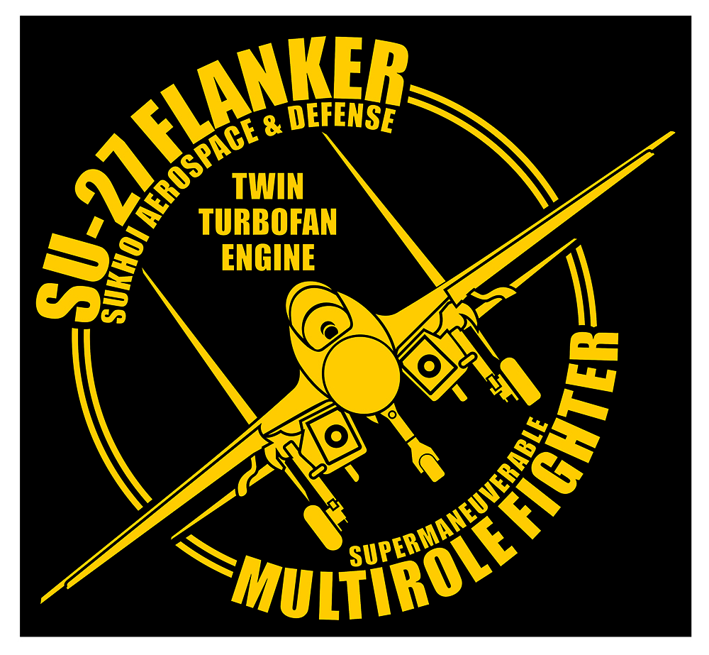 Sukhoi Su-27 Flanker Double Lines Cutting Sticker | Lazada Indonesia