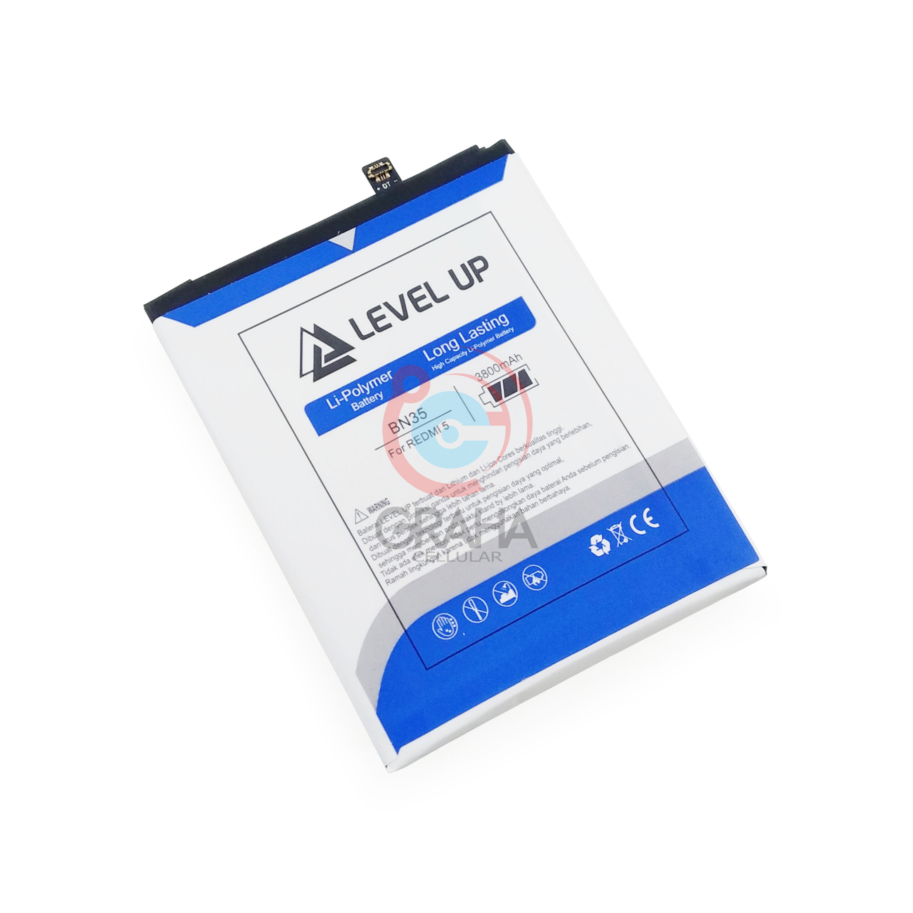 BATERAI / BATTERY / BATRE XIAOMI REDMI 5 / BN-35 DOUBLE IC LEVEL UP ...