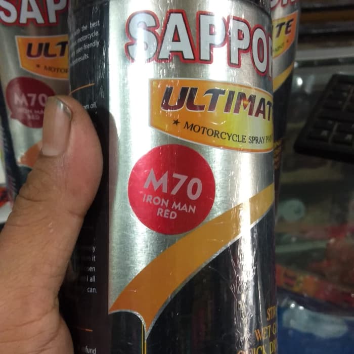 Cat Semprot Sapporo Spray Ultimate M70 Iron Man Red 400 ml Cat Semprot ...