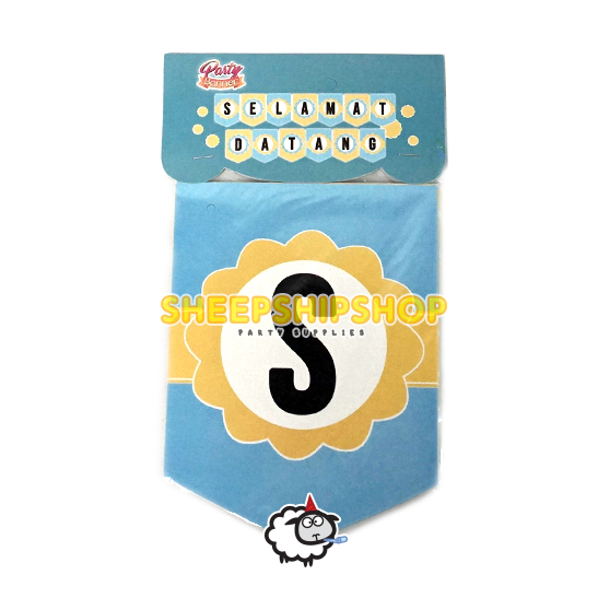 BUNTING BANNER SELAMAT DATANG / Bunting Flag Selamat Datang Welcome ...