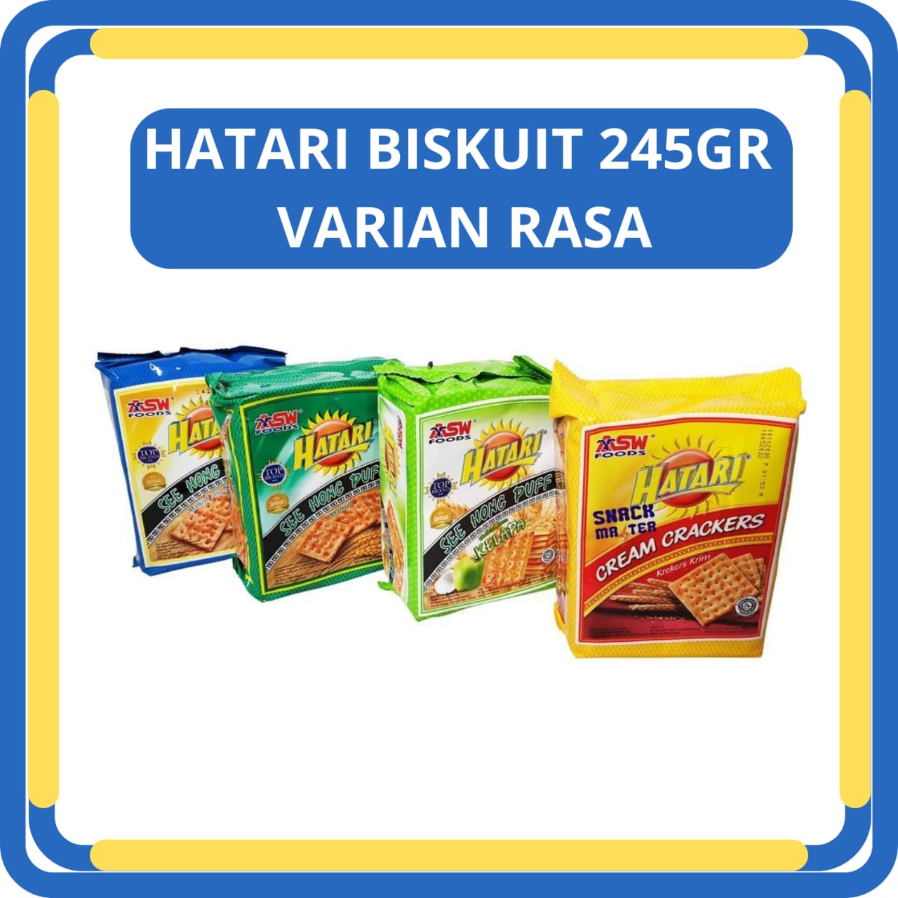 Hatari Biskuit 245gr Varian Rasa | Lazada Indonesia
