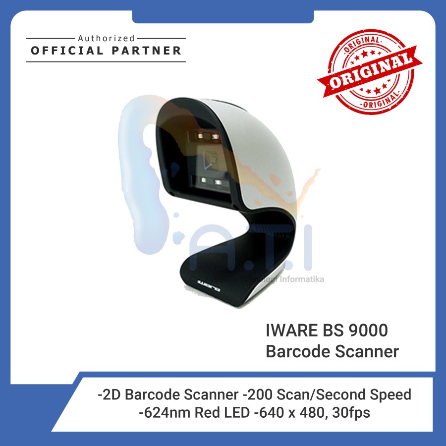 IWARE Barcode Scanner 1D 2D BS 9000 Imager QR Code Omni BS9000 | Lazada ...