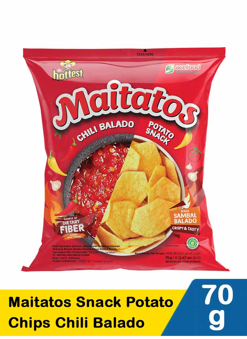 Mr. Hottest Maitatos Snack Potato Chip 70 gram | Lazada Indonesia