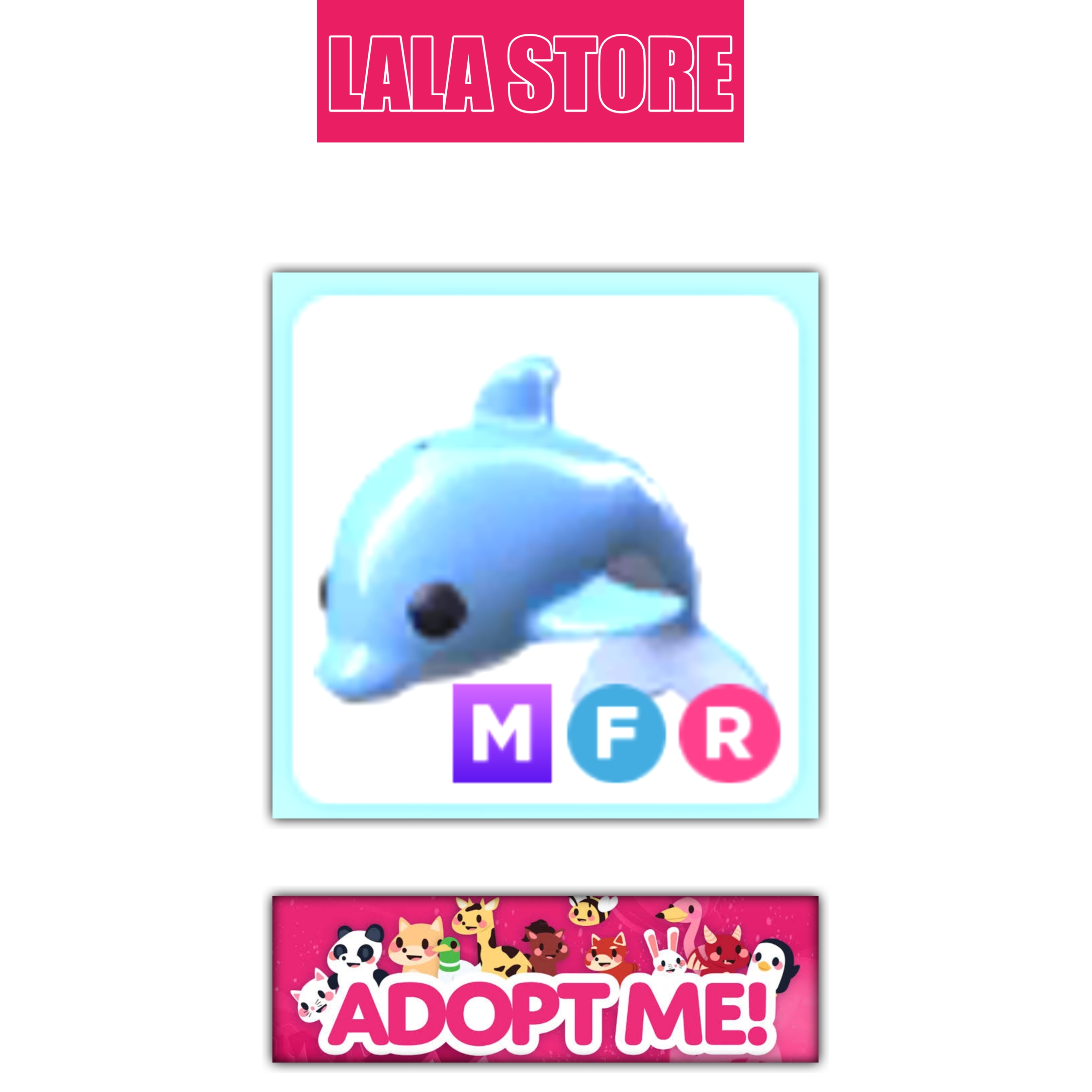 Adopt Me Mega - Dolphin - Roblox | Lazada Indonesia