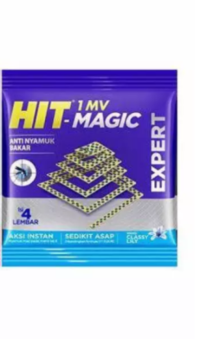 Hit Magic Piramida Expert - Obat Nyamuk Bakar Isi 4'S 4S 4 Lembar ...