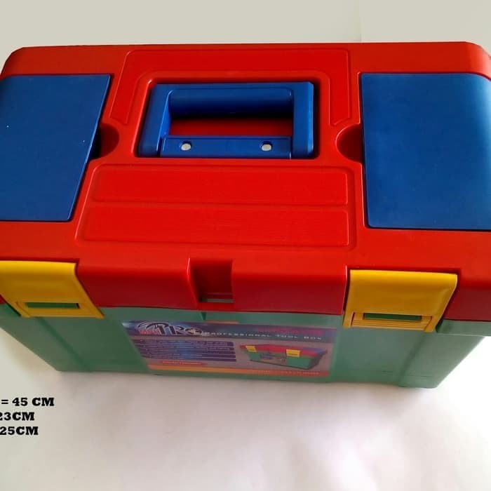 MG TOOL BOX PVC BESAR MPH PRO / TOOLBOX KOTAK PERKAKAS KUNCI TANG OBENG ...