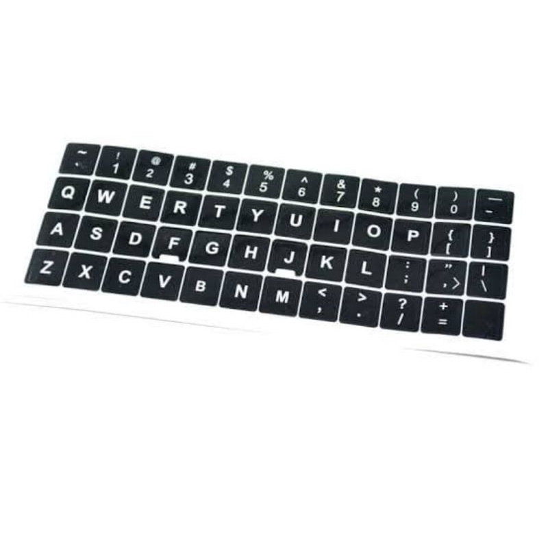 STIKER KEYBOARD LAPTOP DAN KOMPUTER HITAM | Lazada Indonesia