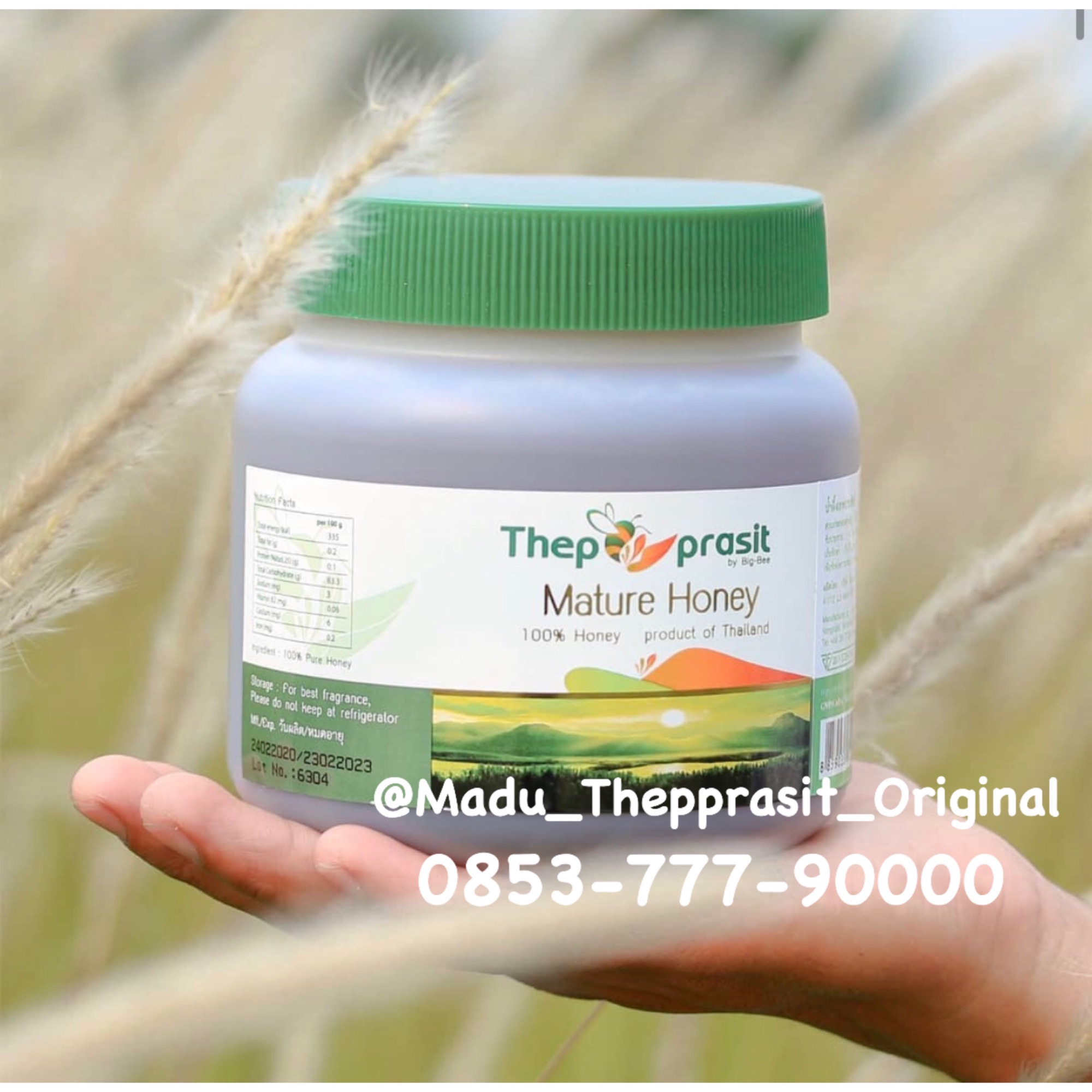 Madu Asli Thailand Thepprasit Original 1000 gr atau 1 kg | Lazada Indonesia