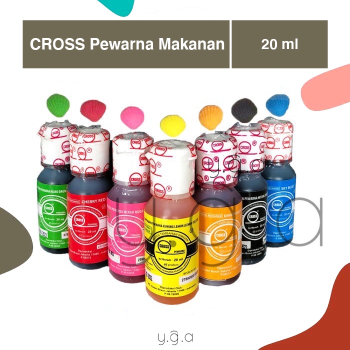 Pewarna Cross Diva 20ml / Pewarna Makanan Oil Based | Lazada Indonesia