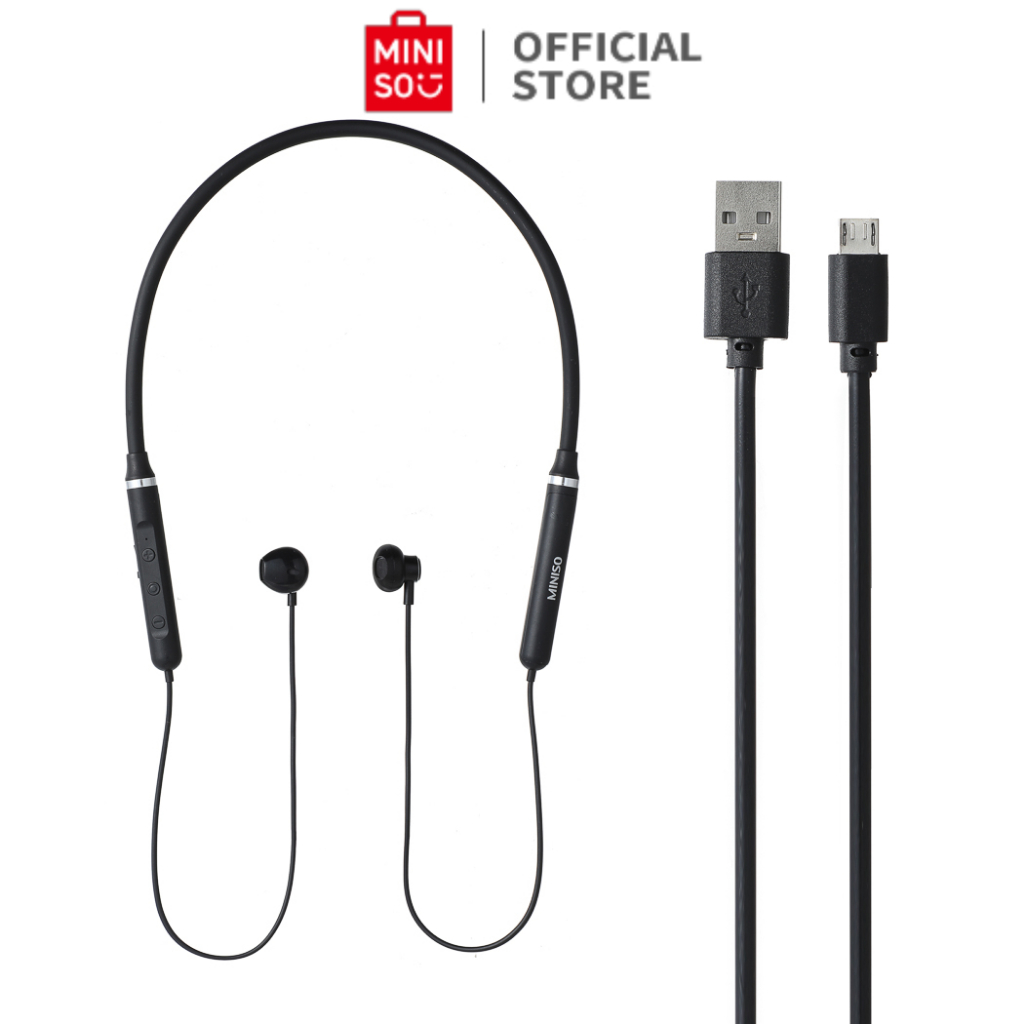 MINISO headset Bluetooth nirkabel olahraga lari modis yang dipasang di ...