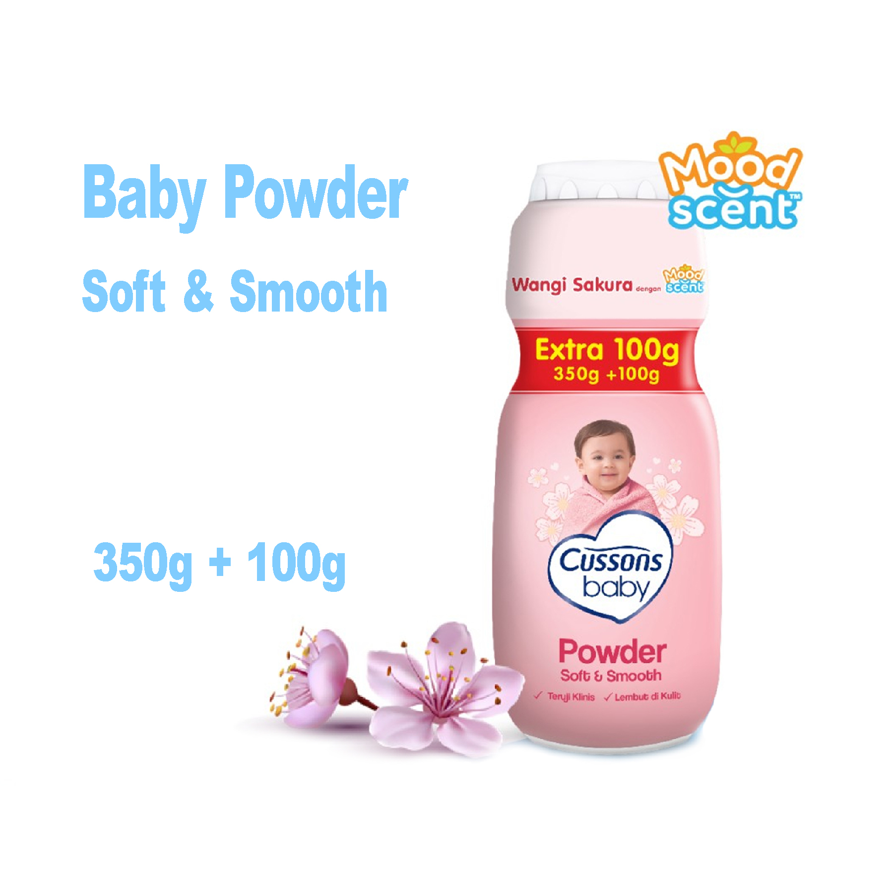 Cussons Baby Powder 350+100gr - Bedak Tabur Bayi - Kids Baby Shop ...