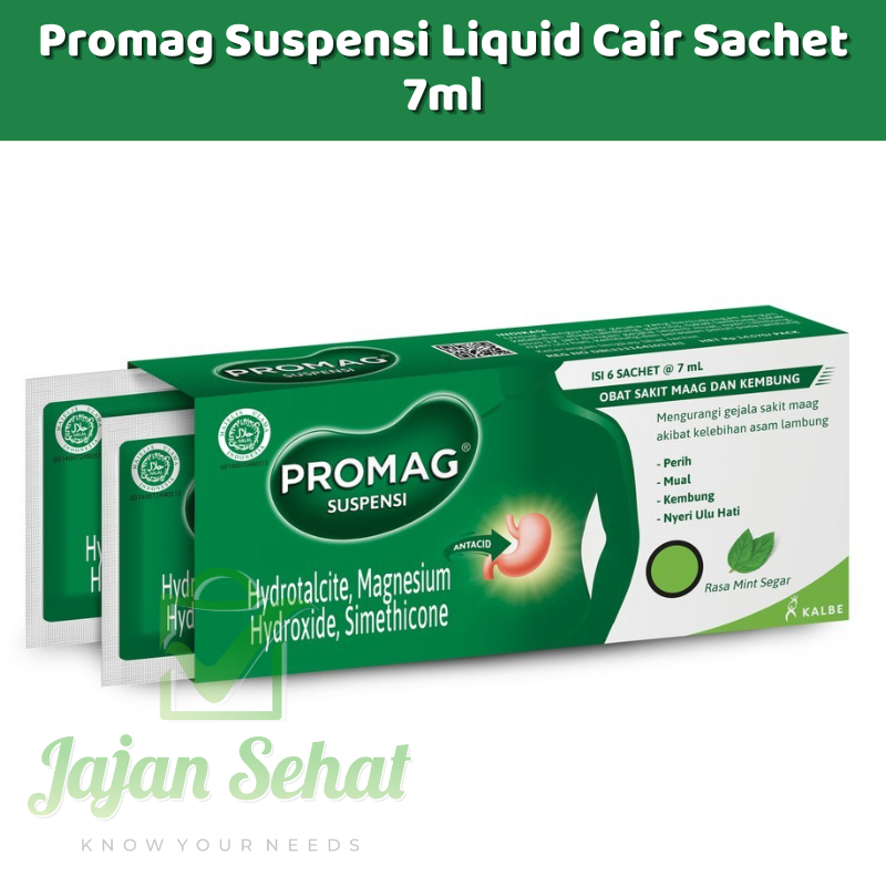 Promag Suspensi Liquid Cair Sachet 7ml / Obat Mag Cair | Lazada Indonesia