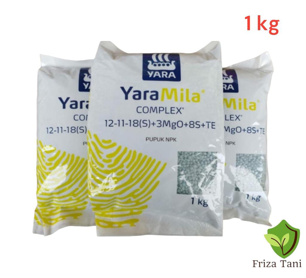 Pupuk NPK Yara Mila Complex 1kg 12-11-18(S)+3MgO+8S+TE Kemasan Pabrik ...