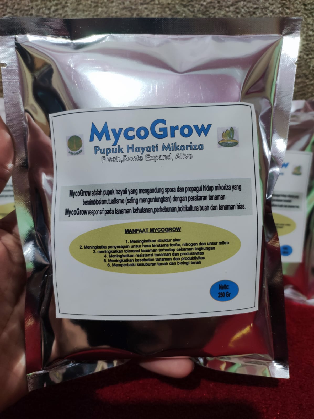MIKORIZA, MYCOGROW PUPUK HAYATI MIKORIZA SUPER, PUPUK AKAR TANAMAN ...