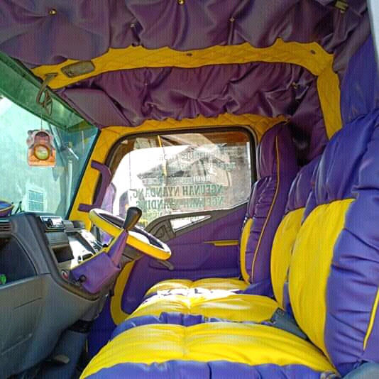 variasi interior full set mobil truk / lapis jok, lapis plapon, lapis ...