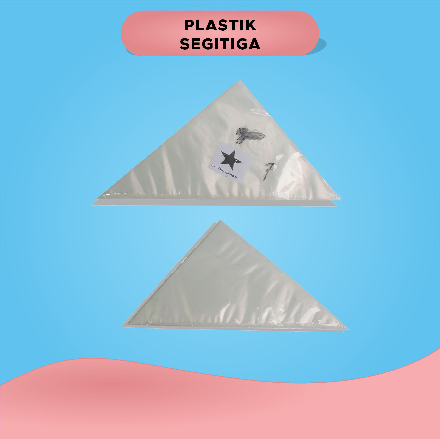 Plastik Segitiga - Papping Bag / Plastik Contong Buttercream Kue ...