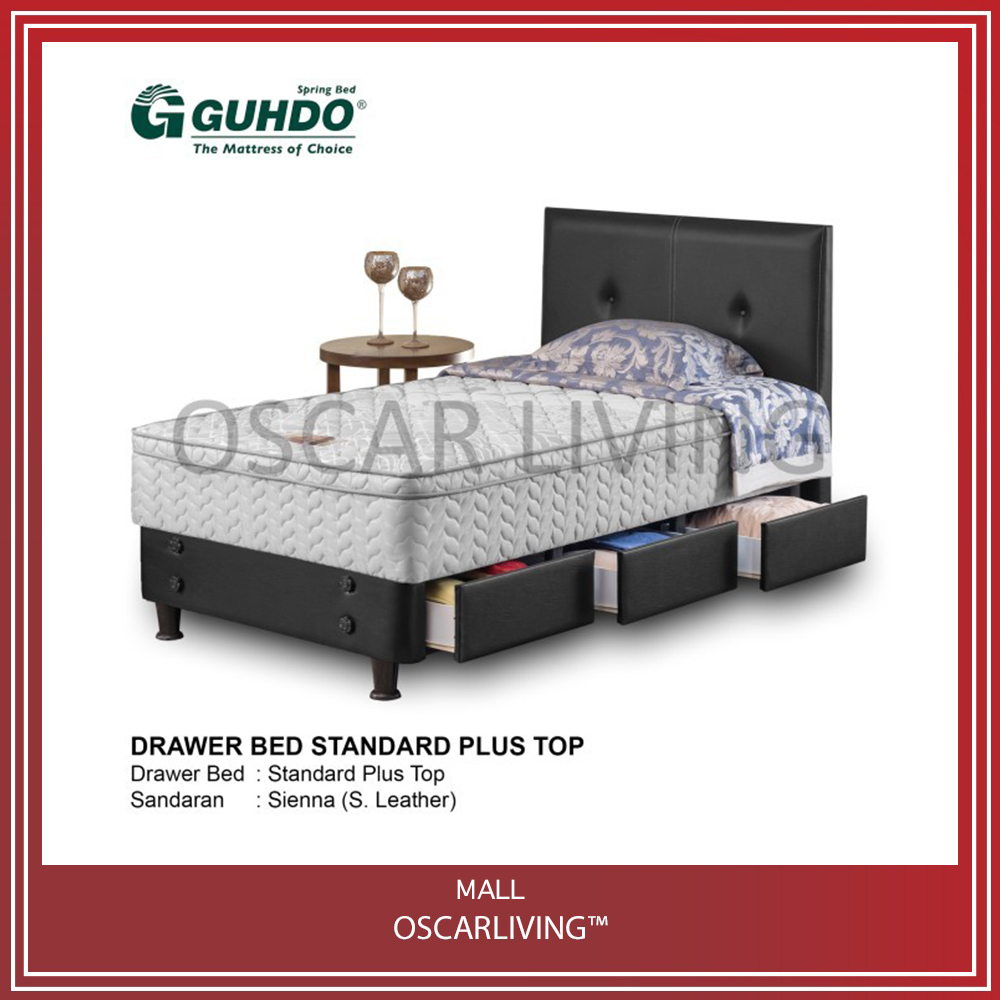 Guhdo Standard Plush Top Drawer Bed HB Sienna Khusus Jabodetabek | Lazada Indonesia