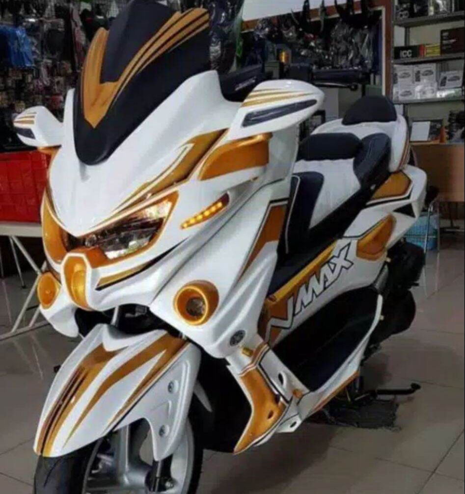 paket modif nmax model predator , sepaket body nmax model Predator ...