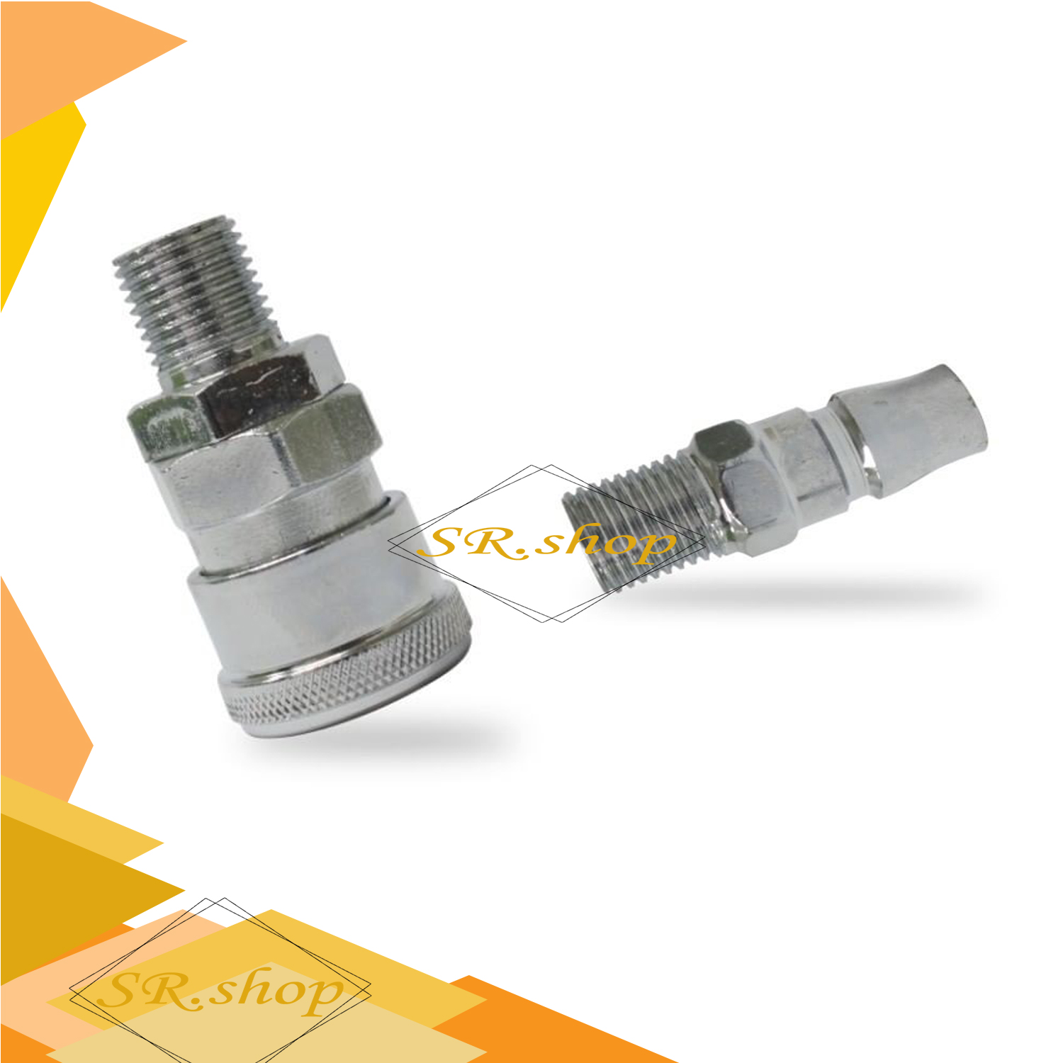 Sambungan Selang Penumatic Quick Coupler 1/4 SM-PM20 1 Set- sambungan ...