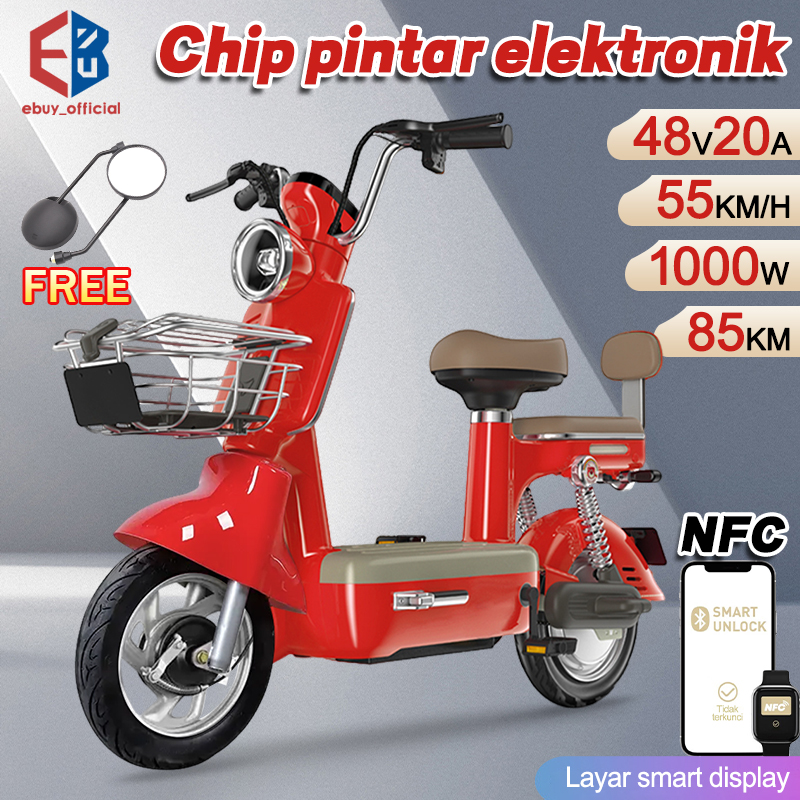 Sepeda listrik Dengan Pedal/500Watt/ motor berkecepatan tinggi 48V ...