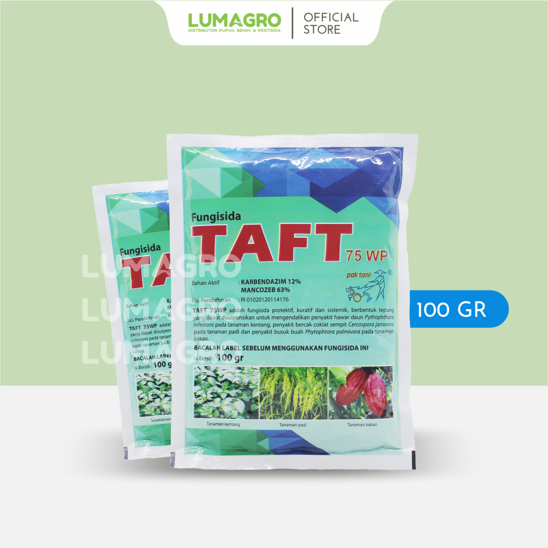 Fungisida Taft 75WP 400gr Karbendazim Mankozeb Pengendali Penyakit ...