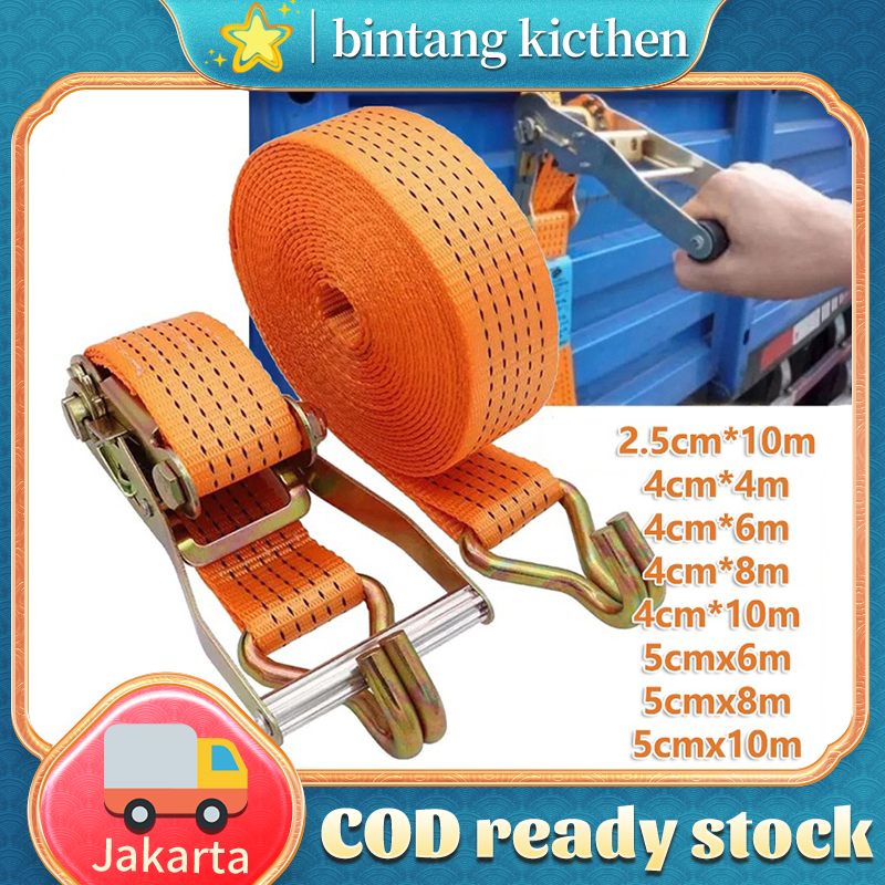 5 cm X 6M/8M ,4 cm X 4M/6M/8M/10M 10 Ton Tali Kecepatan Ratchet Tie ...