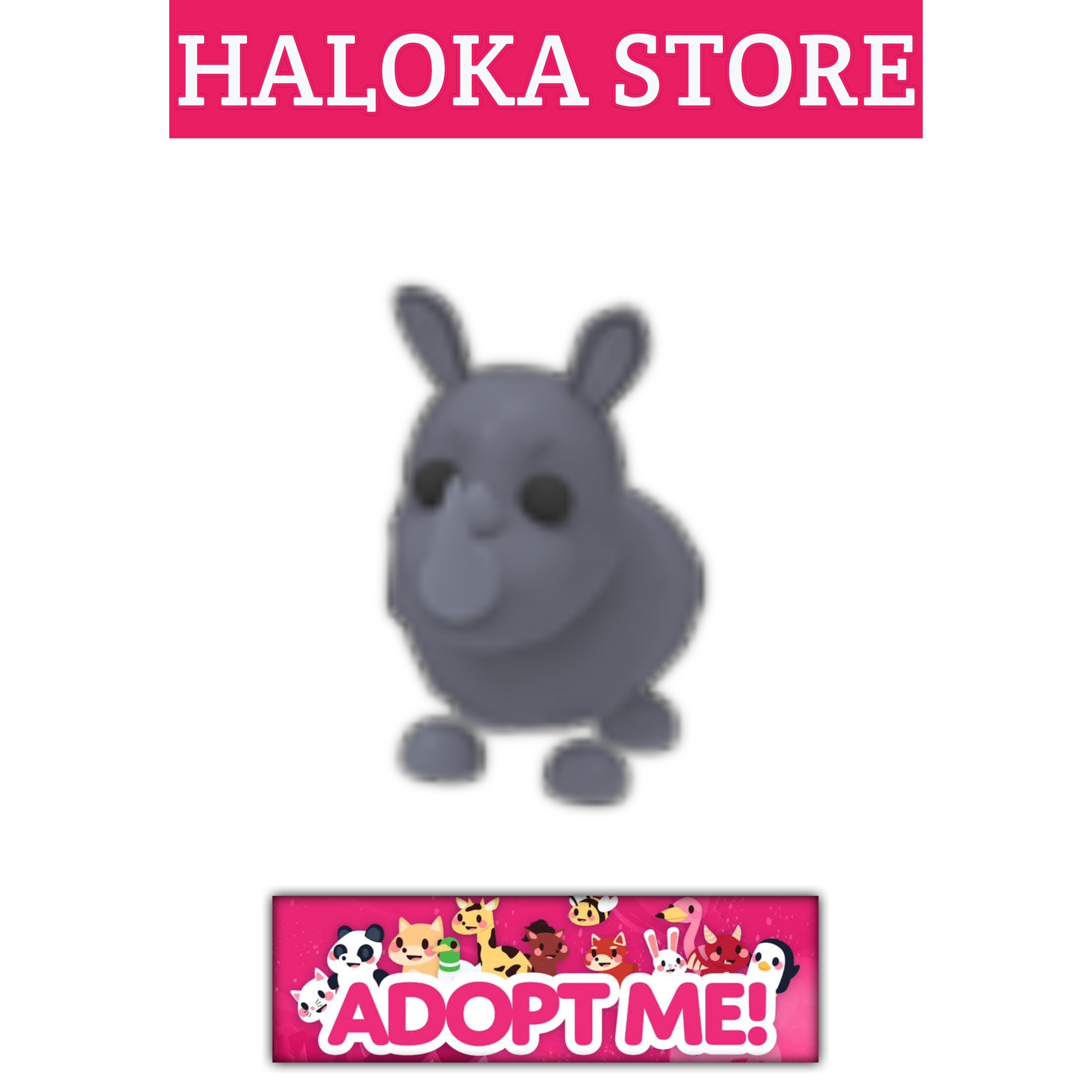 Adopt Me - Rhino - Roblox | Lazada Indonesia