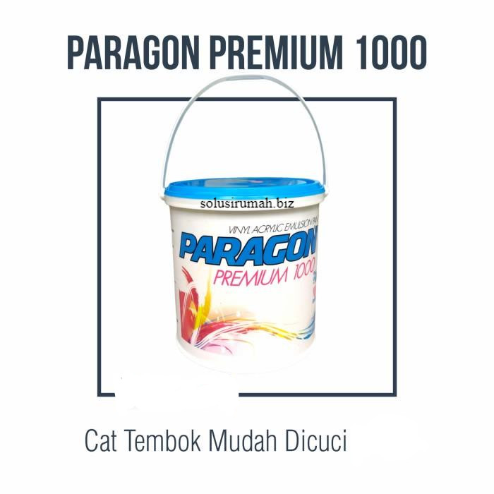 1liter 1.5kg Cat Tembok Paragon Premium 1000 repacking warna random ...