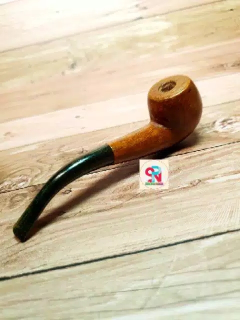 NEW! COD~ Pipa rokok model popay kayu kemuning | Lazada Indonesia