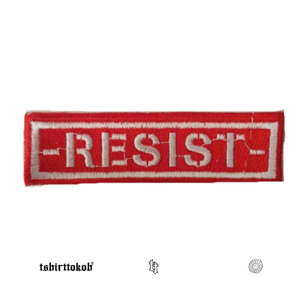 Tshirttokoh - Patch Resist Bordir | Lazada Indonesia