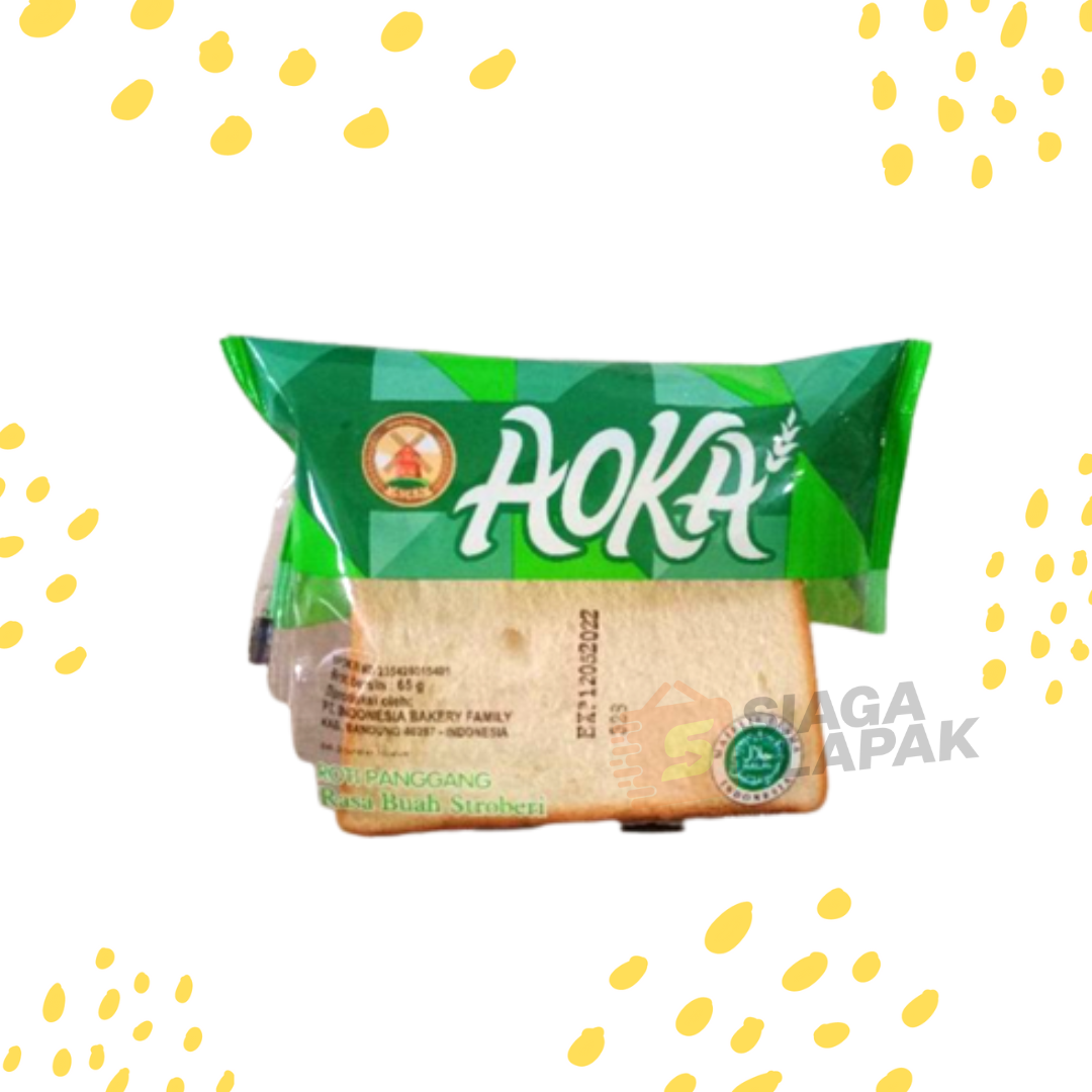 Roti Panggang Aoka All Varian Mix Rasa 65gr | Lazada Indonesia