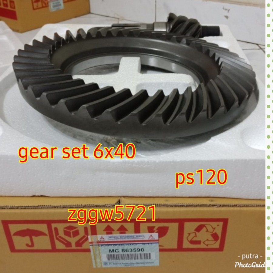 CROWN WHEEL GEAR SET GIGI GARDAN PS120 6X40 OEM MITSUBISHI | Lazada ...