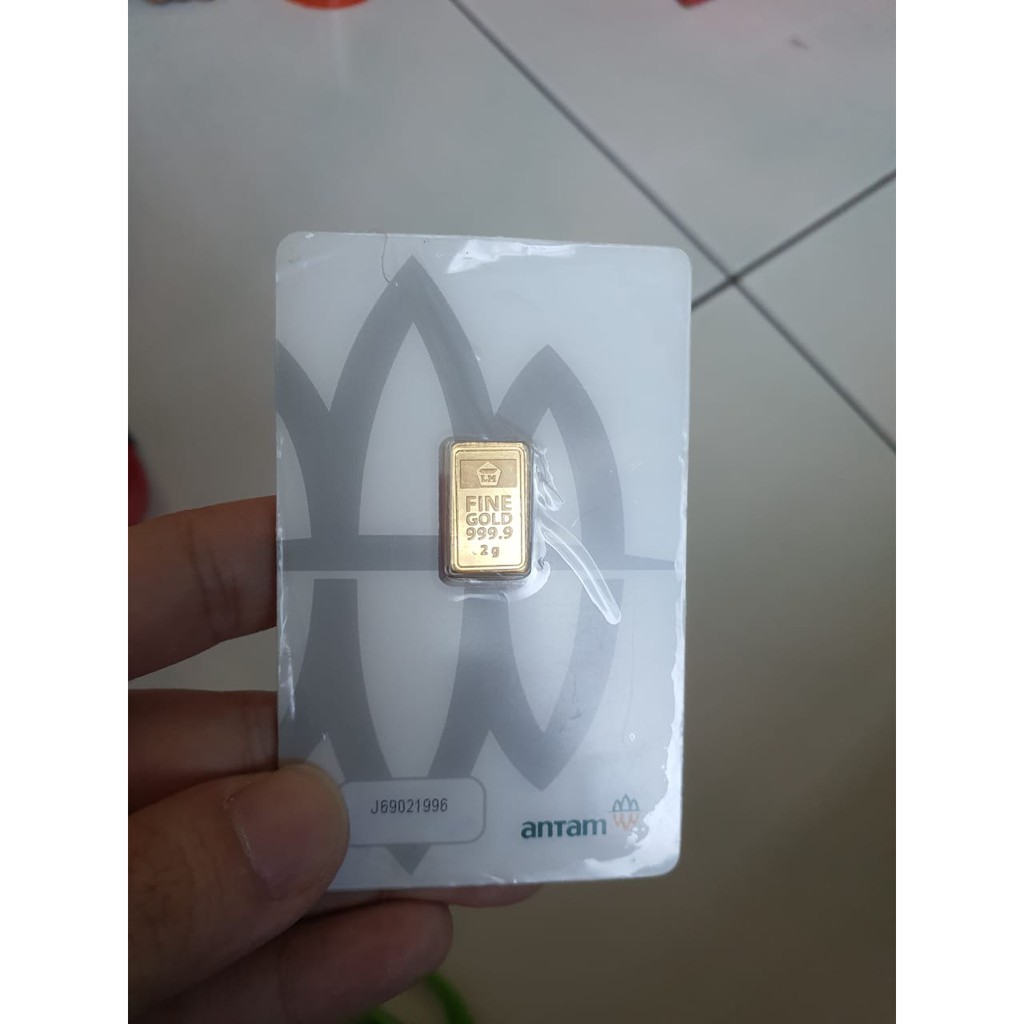 Logam mulia emas antam 2gram sertifikat resmi antam thn 2019 | Lazada ...