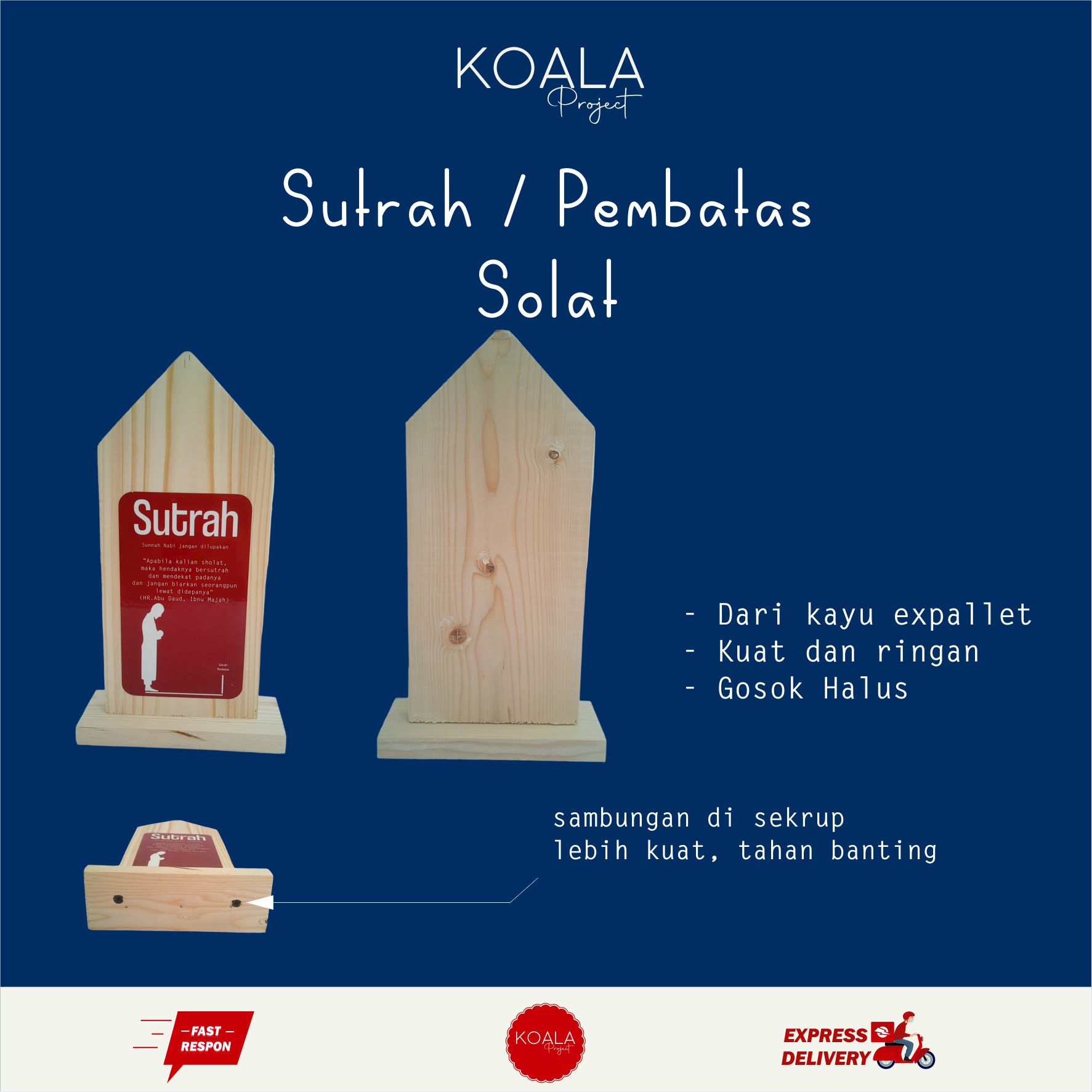 SUTRAH PEMBATAS SOLAT - KOALA PROJECT | Lazada Indonesia