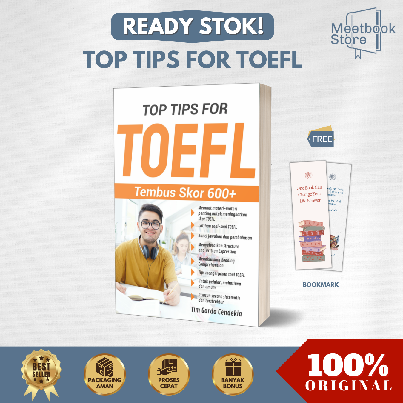 BUKU TES TOEFL - TOP TIPS FOR TOEFL TEMBUS SKOR 600+ BEST SELLER ...