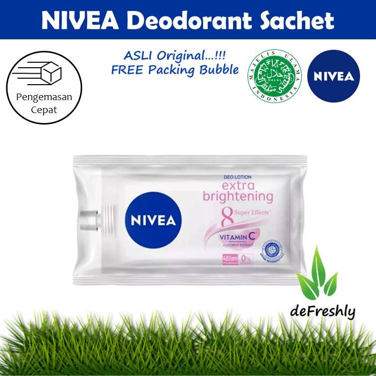 Nivea Deodorant Lotion Sachet - Extra Brightening | Hijab Fresh | Nivea ...