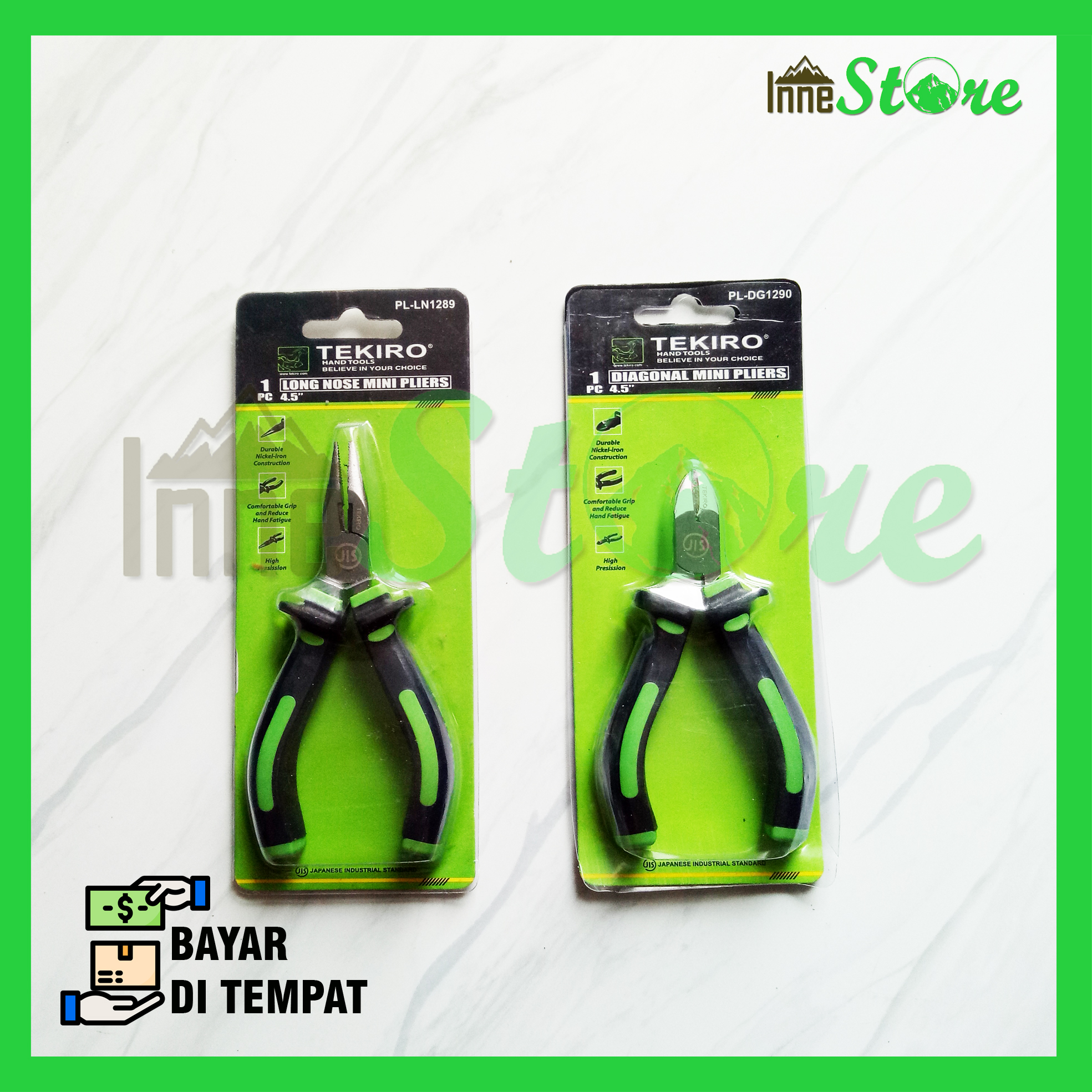 Tang Set Tekiro Tang Mini 4.5" 2bh / Tang Potong dan Tang Lancip 4.5 ...