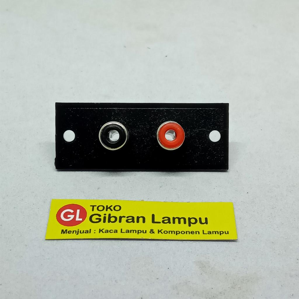 Cover RCA 2 Pin - Socket RCA 2 Way Connector Sambungan 2 pin | Lazada ...