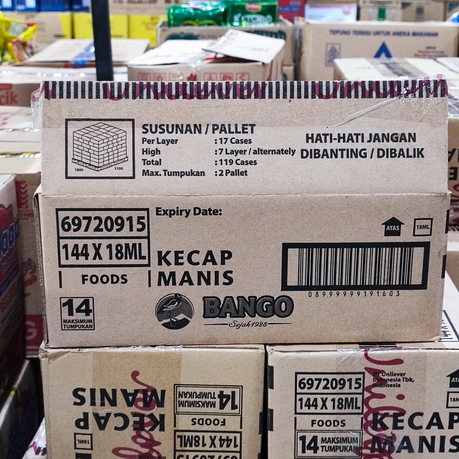 Kecap Bango Sachet Renceng 18ml 1 Karton isi 144 Sachet / Bumbu Dapur ...