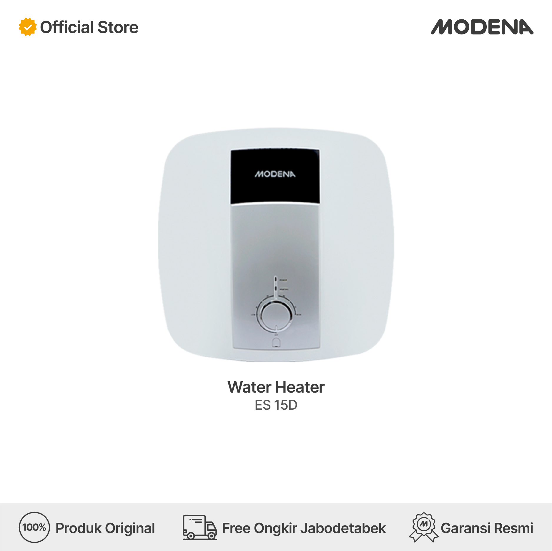 MODENA Electric Water Heater- ES 15 D ( Kapasitas 15 Liter) | Lazada ...