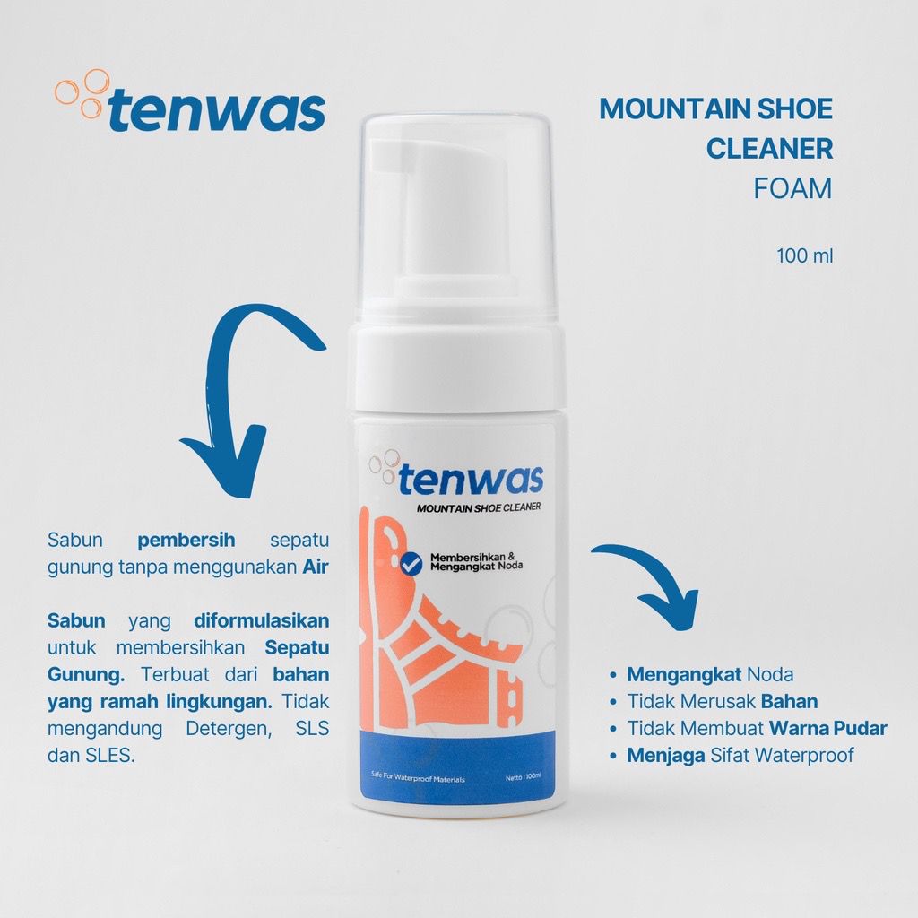 Tenwas Mountain Shoe Cleaner Foam | Lazada Indonesia