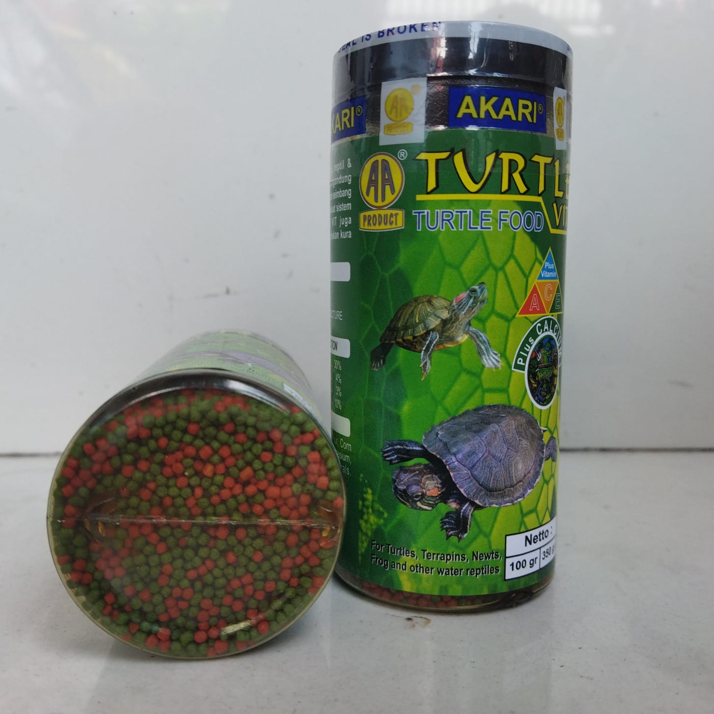 Pakan Akari Kura - Kura Turtle Vit 300 g pelet 2 mm | Lazada Indonesia