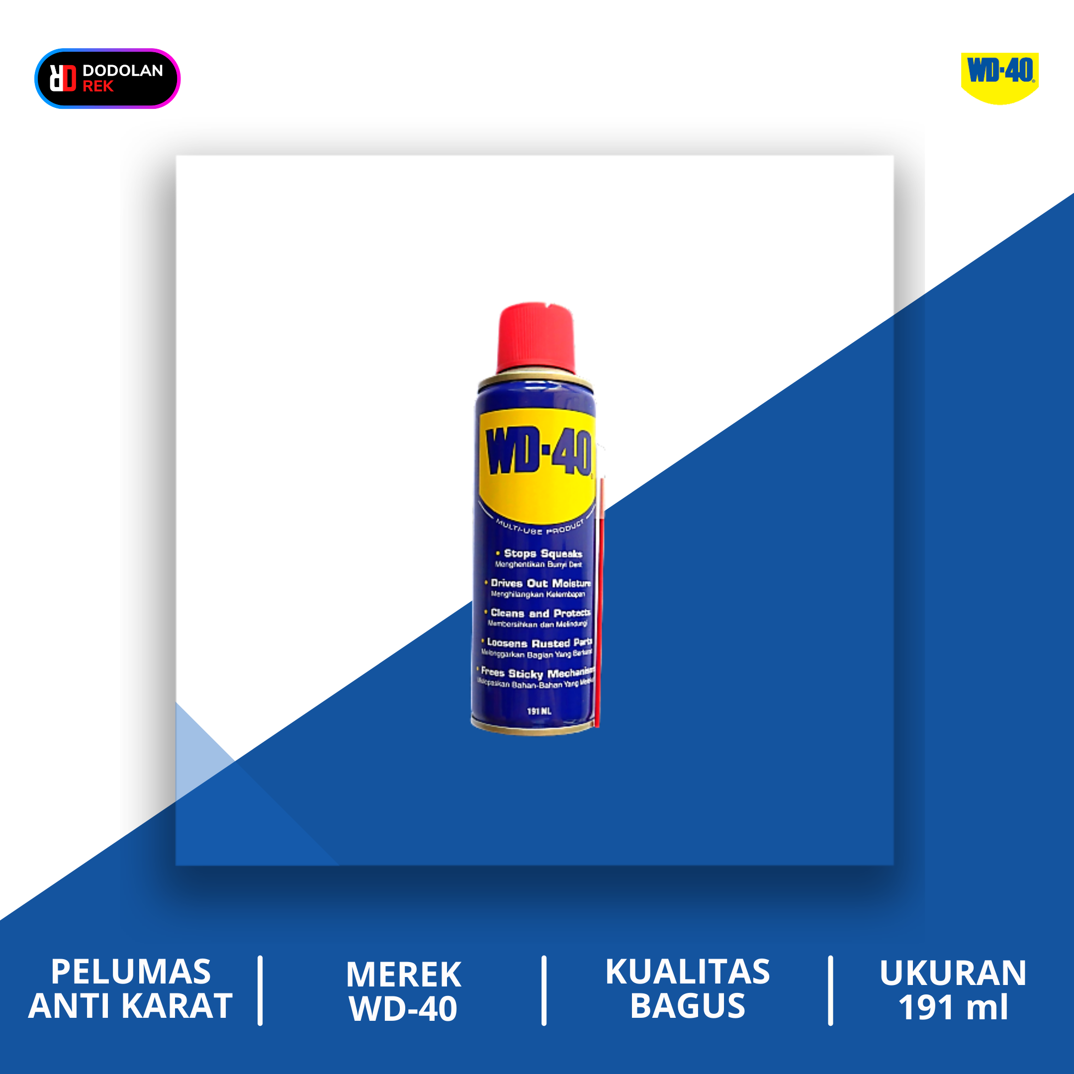 WD-40 Pelumas Anti Karat WD40 (191ml) - Harga Per Biji | Lazada Indonesia