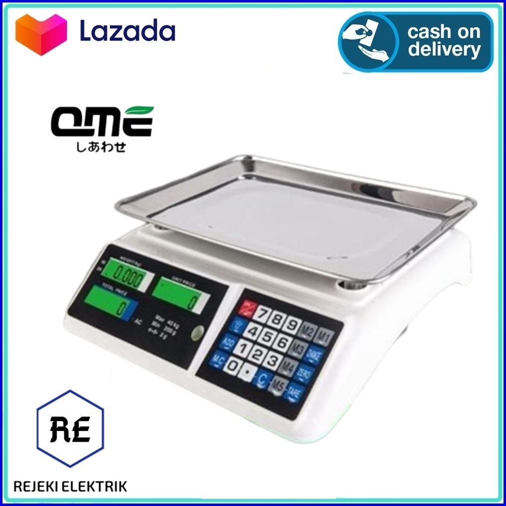 QME Timbangan Buah Digital 40kg Double Display - Timbangan Digital ...